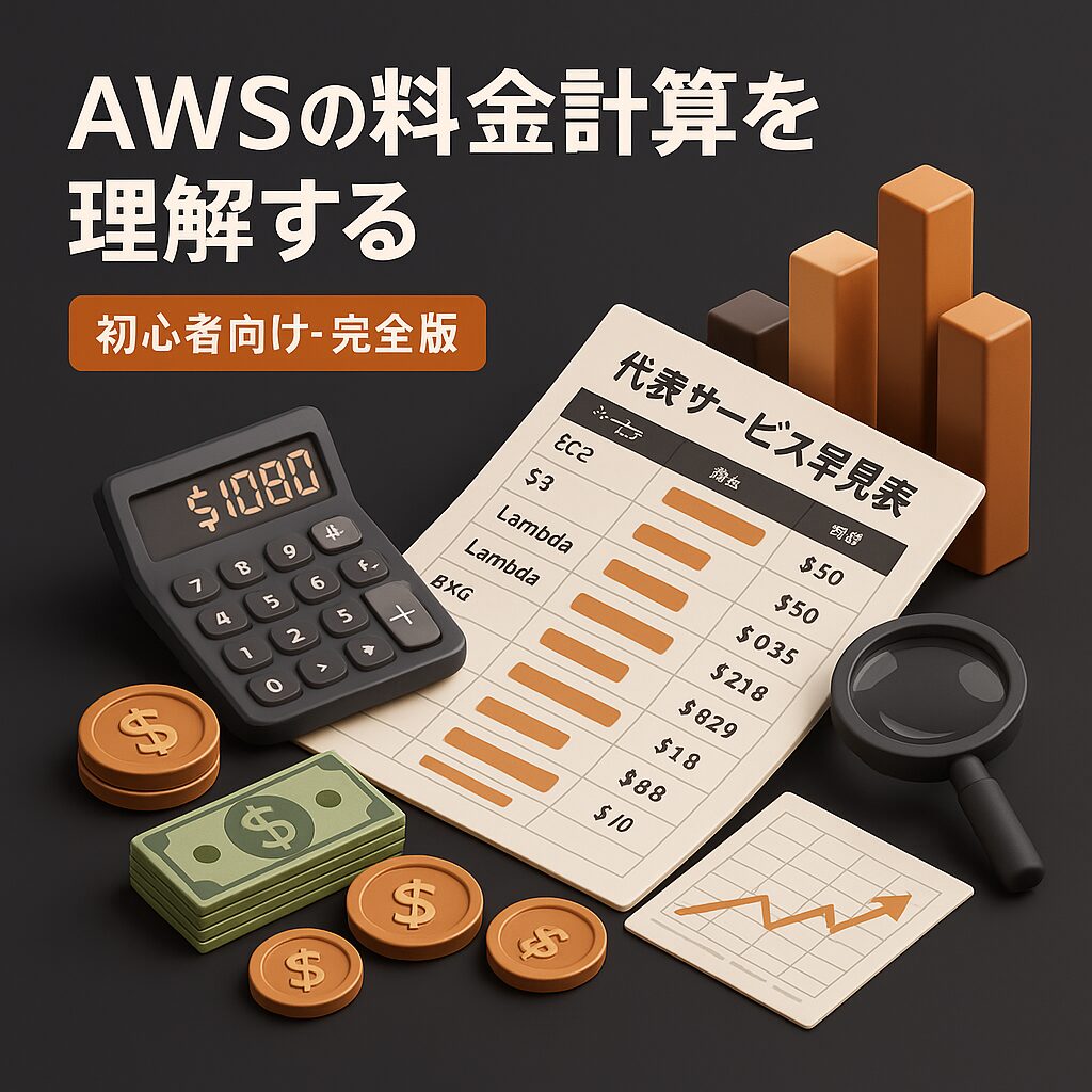 AWSの料金計算を“表で”理解する【初心者向け？・完全版】 – aggressive-noise-Design